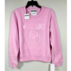 Moschino | Tops | Moschino Couture Logo Double Question Mark Crewneck ...